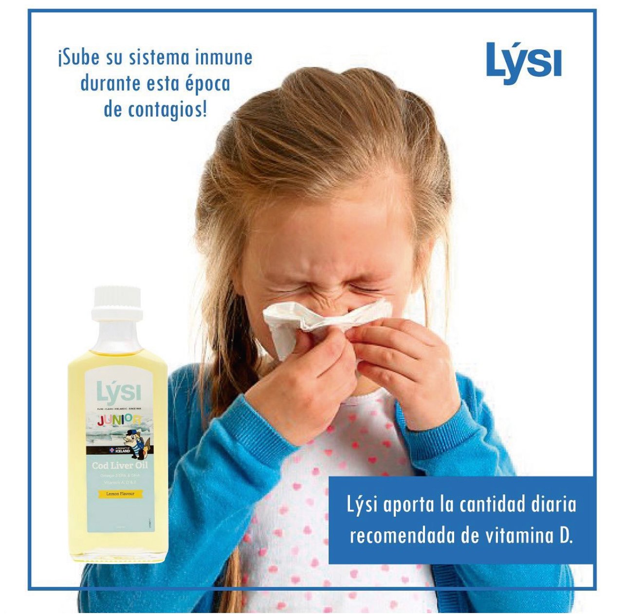 Lysi Jr Aceite De Higado De Bacalao Para Niños Sabor Limón Healthyopia